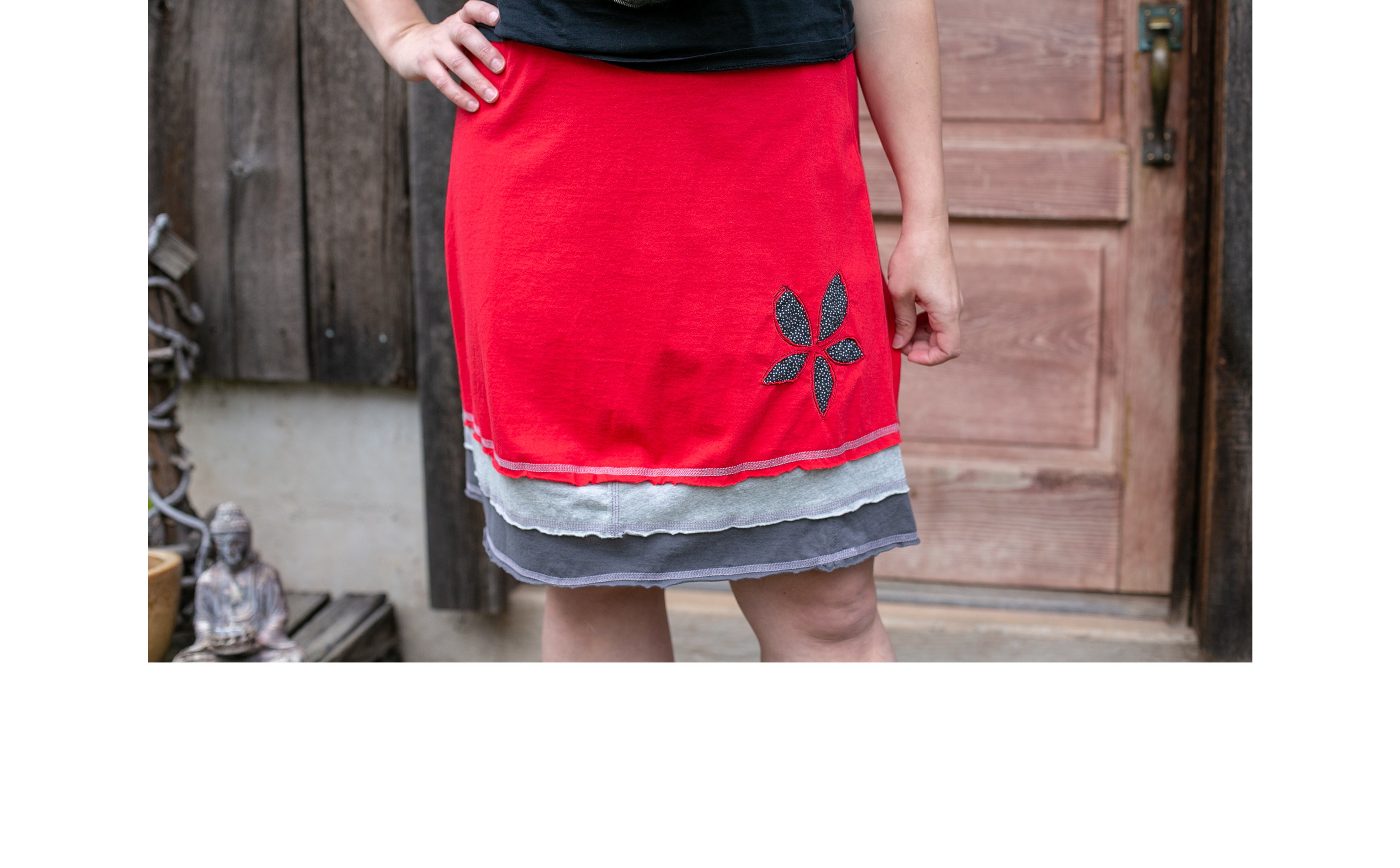 LAYERED APPLIQUE SKIRTS – SardineClothing