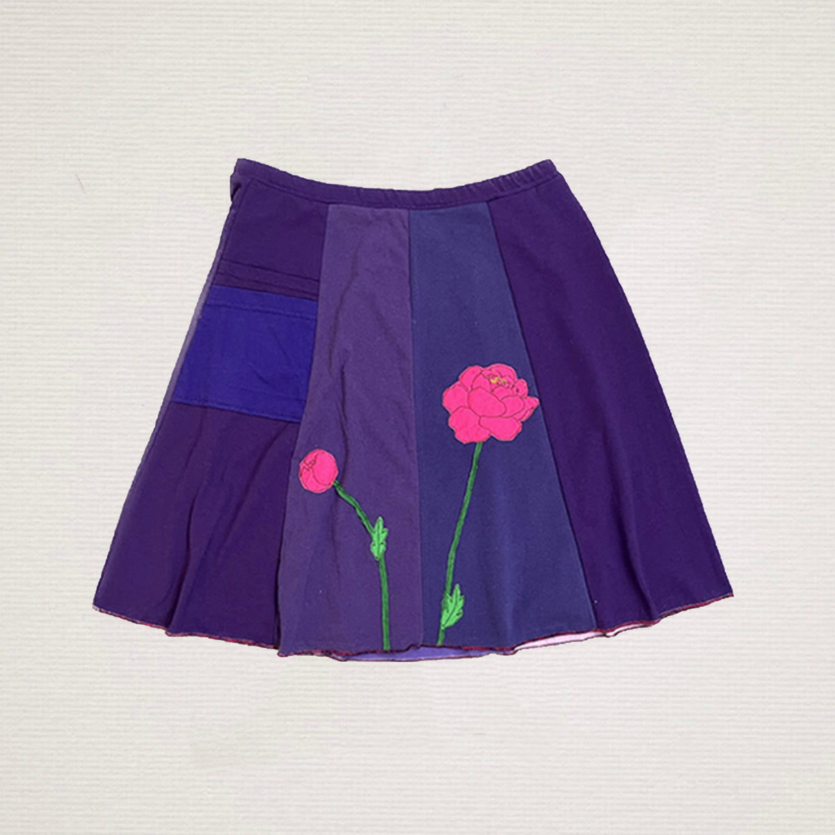 Classic Appliqué Skirt-Peony – SardineClothing